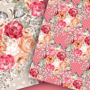 Watercolor Sunset digital paper pack summer autumn | Etsy