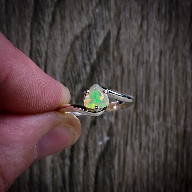 Natural Opal Ring Opal Jewelry Simple Ring Gem Ring | Etsy