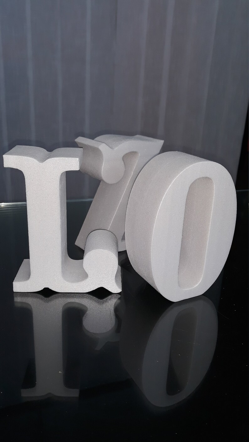 3D Styrofoam lettersShop signfoam numbersfoam Personalized | Etsy