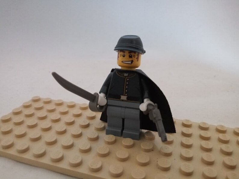 US civil war union soldier minifigure made out of LEGO® | Etsy
