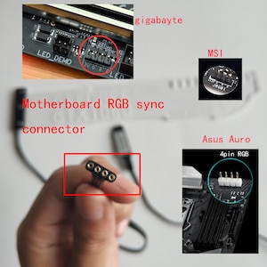 RGB Msi Dragon Led Board Grafikkartenhalter Asus Aura MSI sync | Etsy