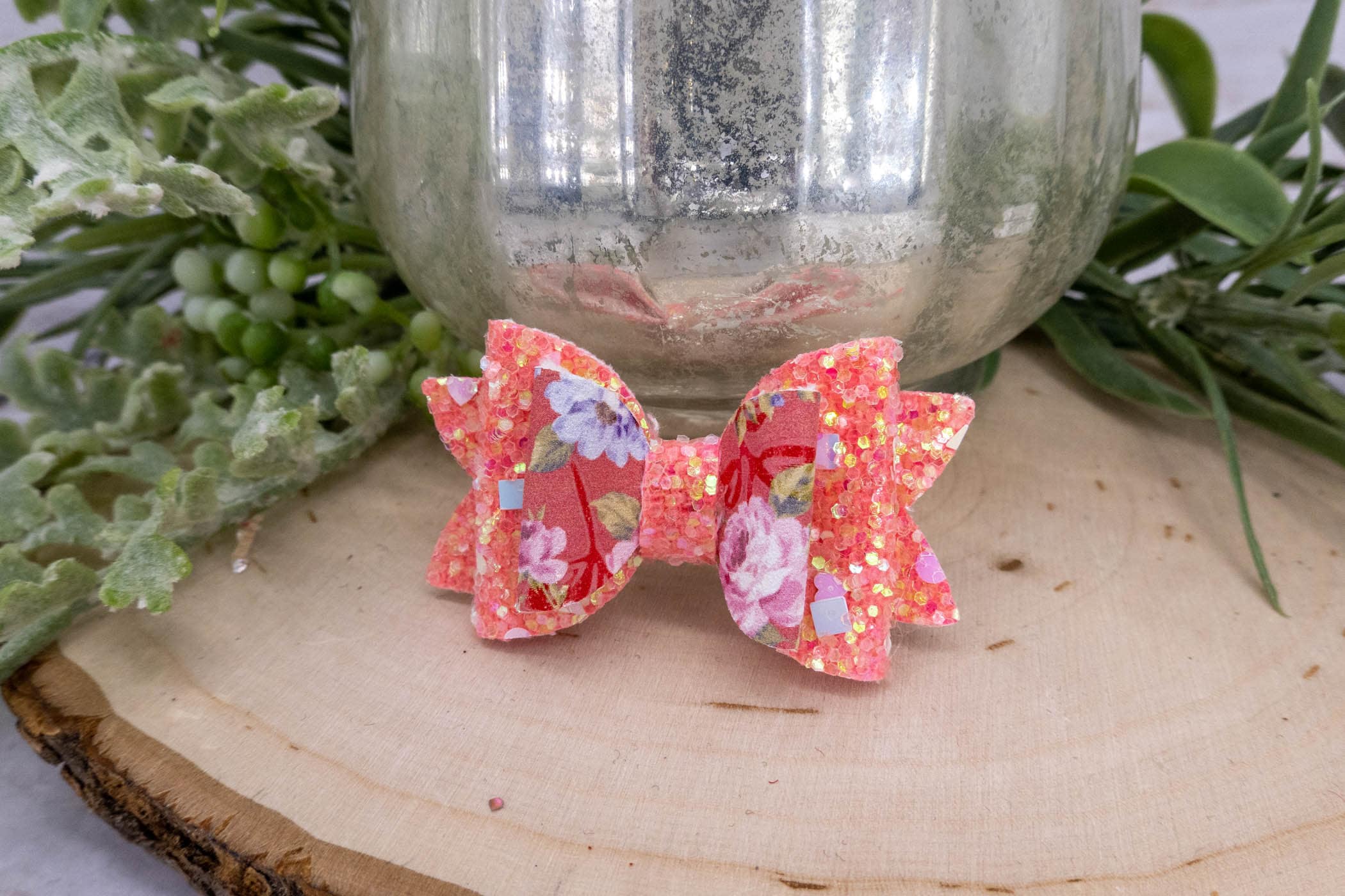 Cute Dog Bows. Bright Orange Floral Dog Hair Bow. Girl Dog | Etsy