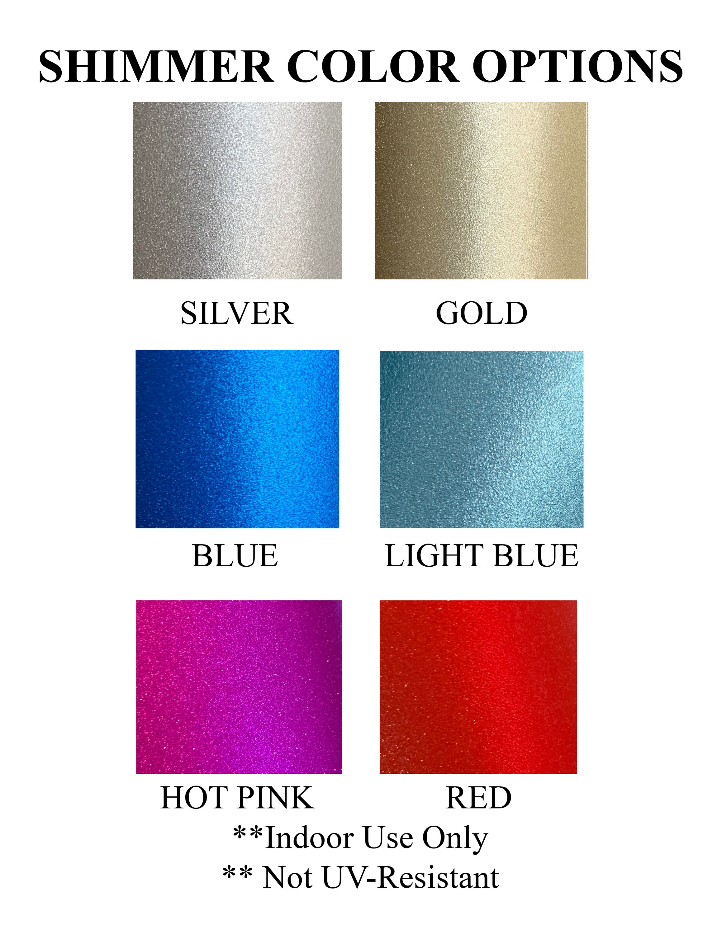 Create Your Own Custom Vinyl Sticker Glitter or Shimmer | Etsy