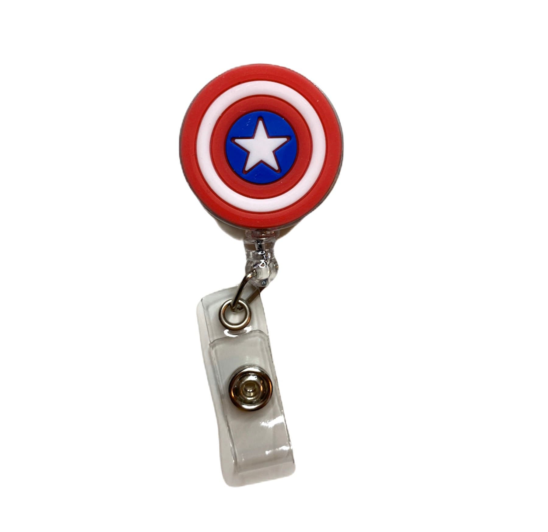 Marvel Avengers Retractable Name Tag ID Badge Holder Reel 3D | Etsy