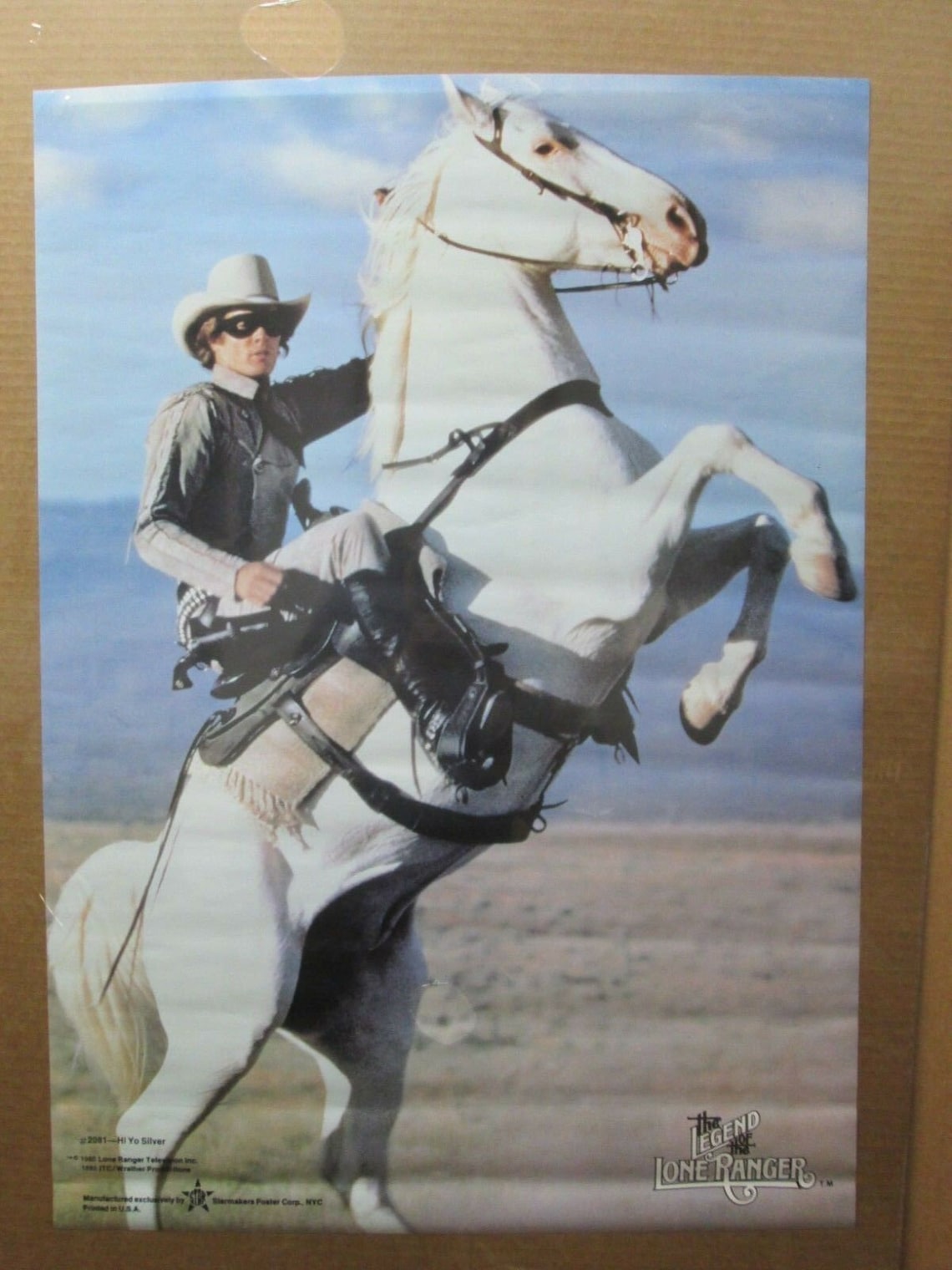 Vintage Poster The legend of the Lone Ranger Hi ho Silver 1980 | Etsy