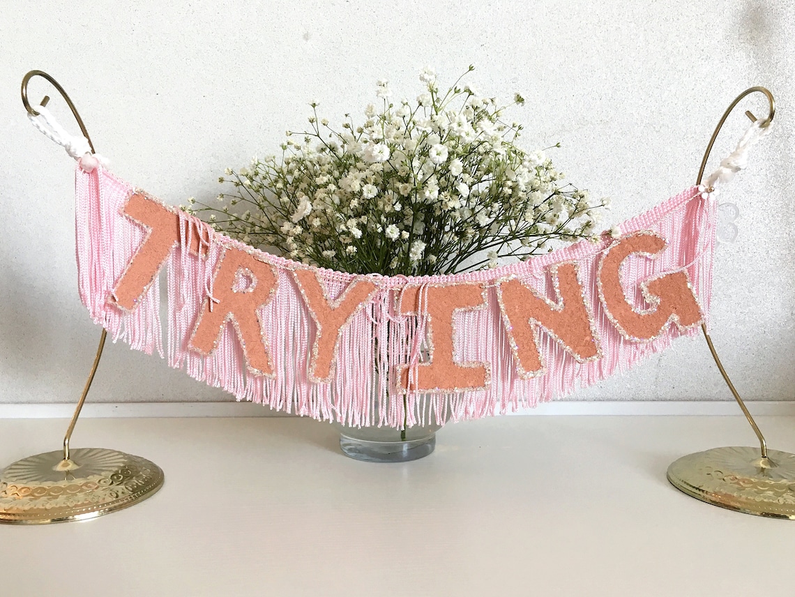 Trying FUN CULT Fringe Banner trying garland wall hanging | Etsy