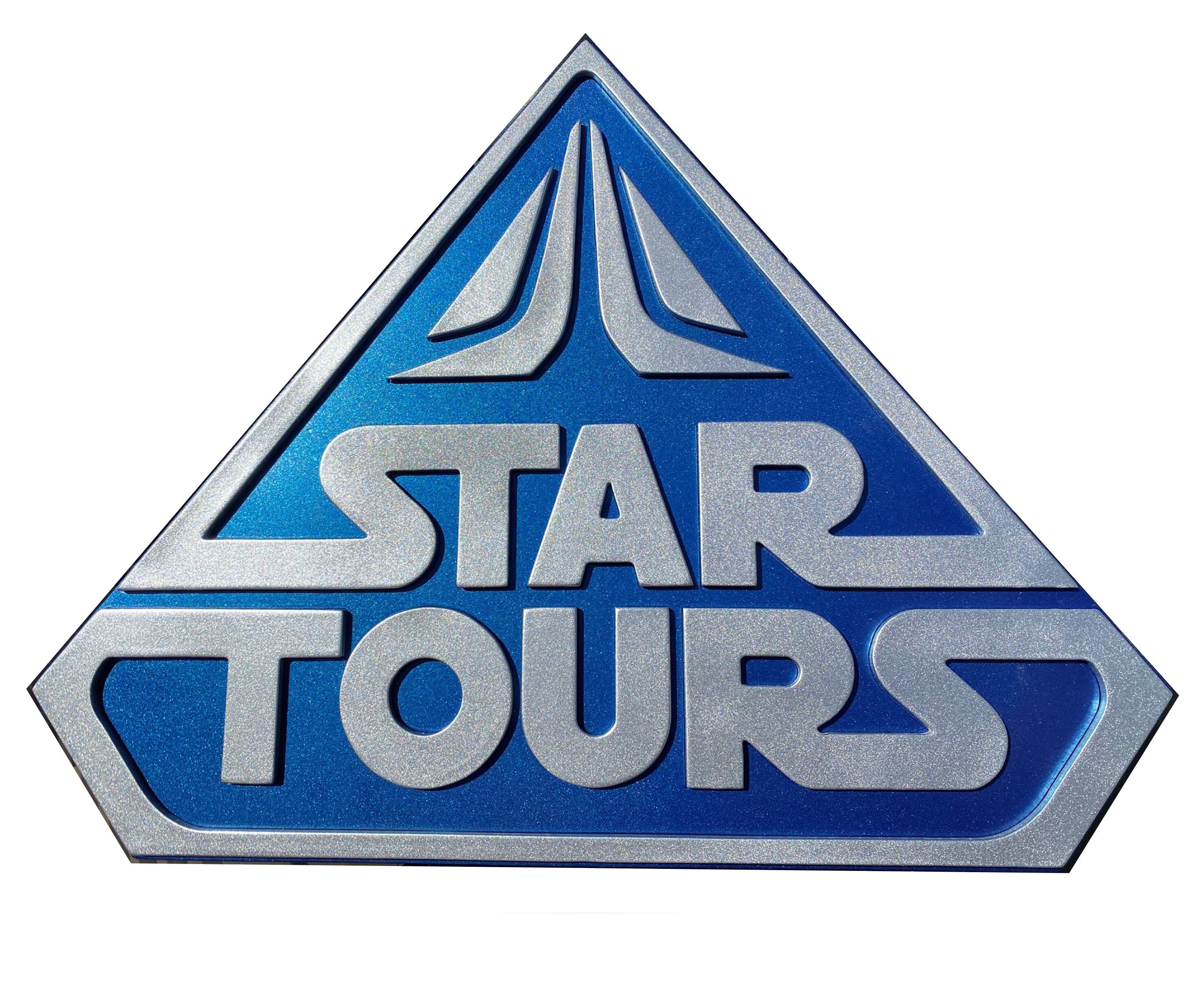 21x16 Star Tours Inspired sign straight edge MADE TO ORDER | Etsy