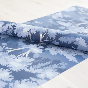 Forest trees leaves wallpaper Scalamandre Sandberg Raphael | Etsy